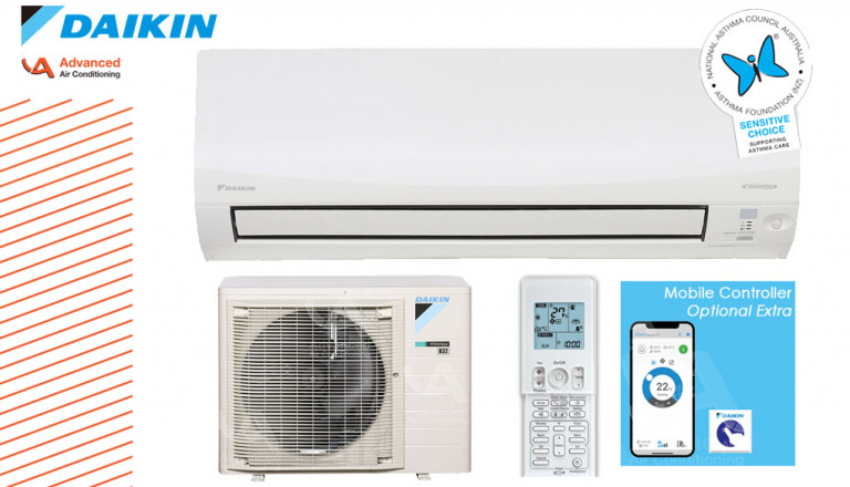Daikin Cora 5.0kw Reverse Cycle, Wall Mounted Split System FTXV50W
