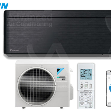 Daikin Zena 6.0kw Reverse Cycle Wall Mounted Split System Blackwood ...